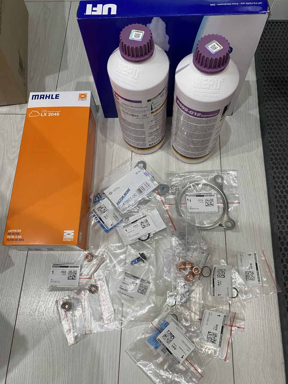 Замена турбины IHI IS 20 — 06l145722S от Q5 FY — Audi Q5 (1G), 2 л ...