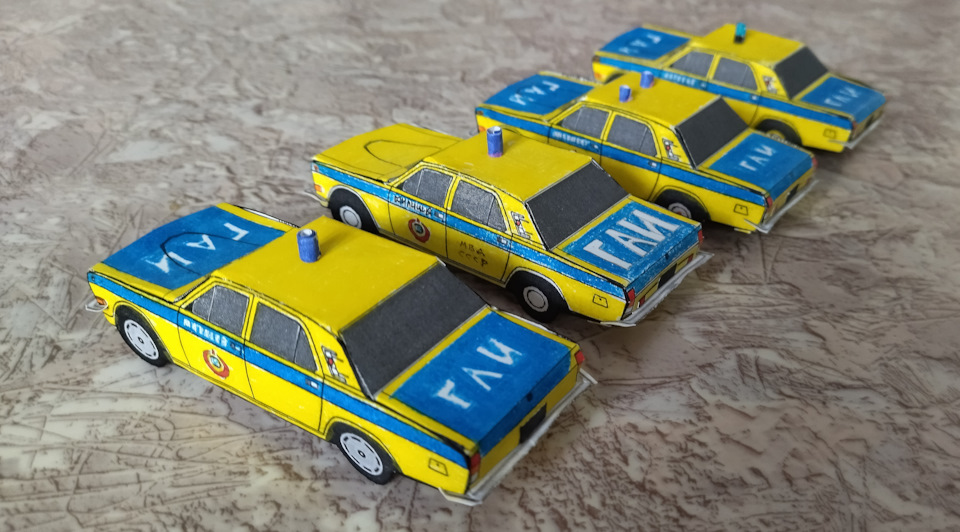 PPCC №4. GAZ 24 papercraft — DRIVE2