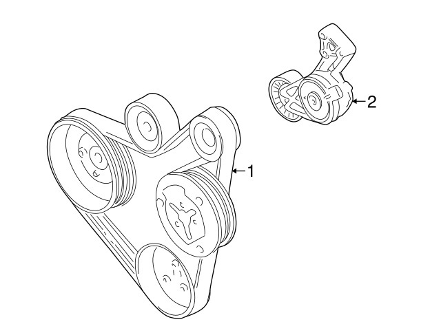 06A145933D Поликлиновой ремень VAG | Запчасти на DRIVE2
