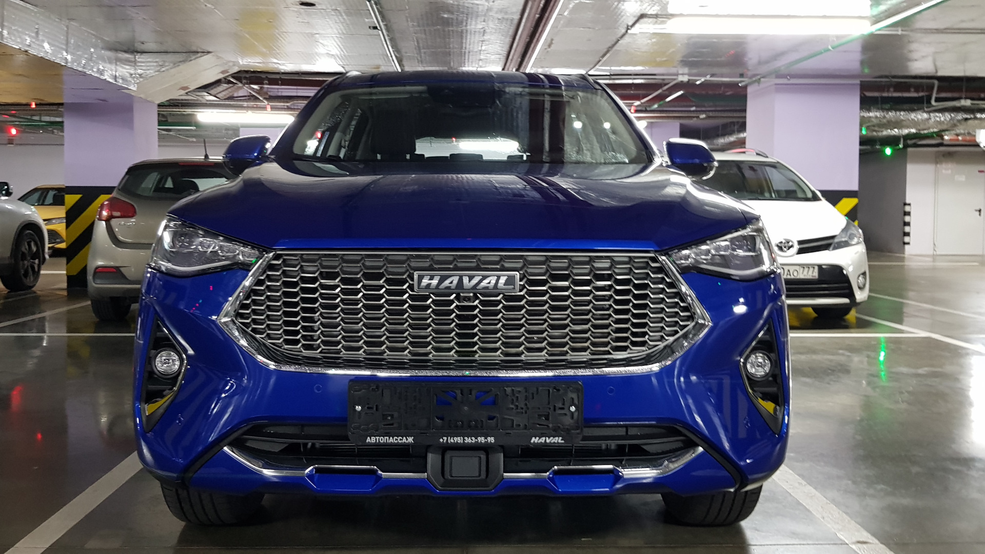 Haval F7 (1G) 2.0 бензиновый 2021 | самый синий на DRIVE2