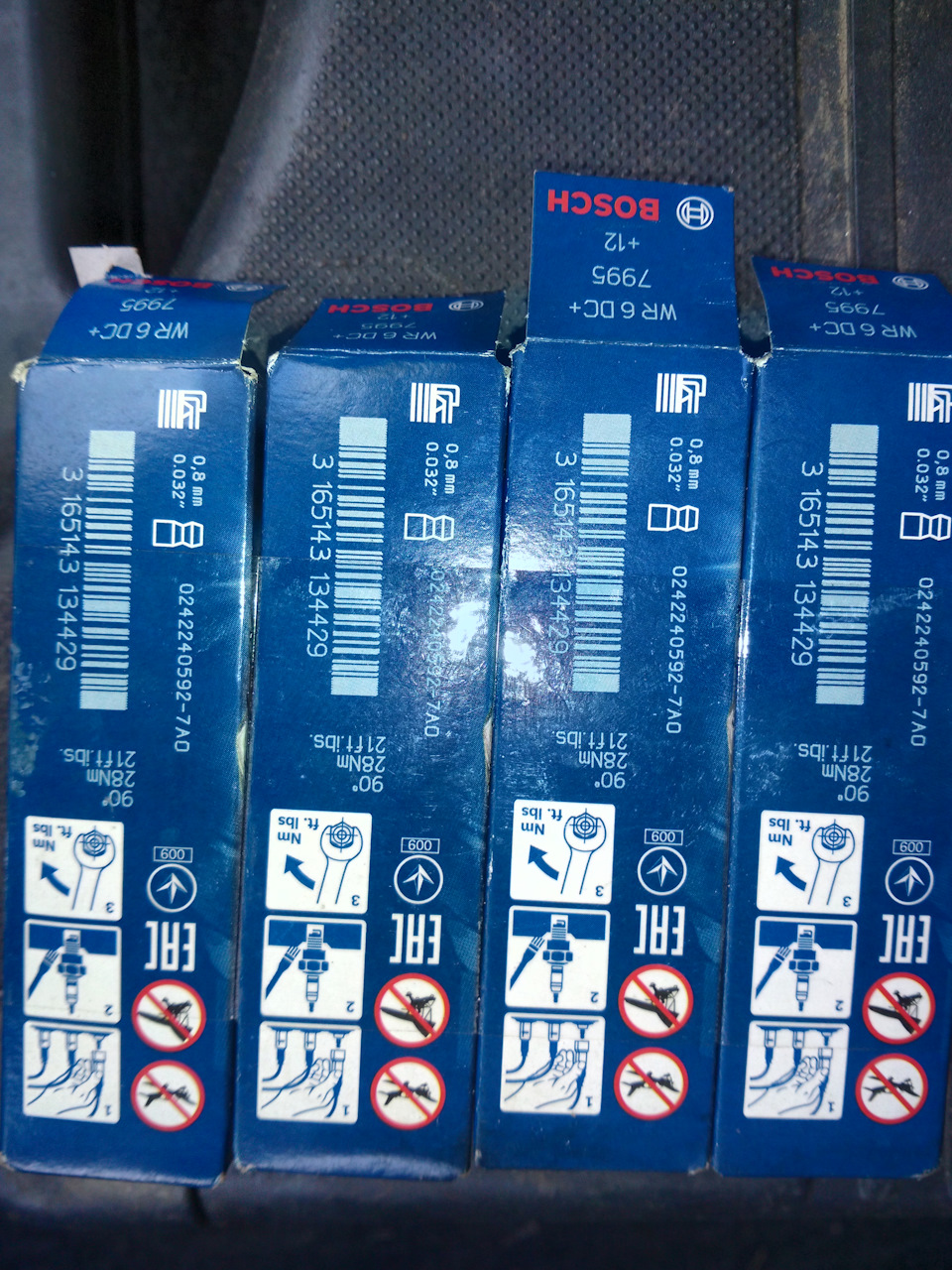 0242240592 Свеча зажигания BOSCH | Запчасти на DRIVE2