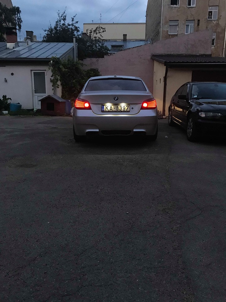 BMW E60 silver, в новом образе — BMW 5 series (E60), 3 л, 2004 года ...