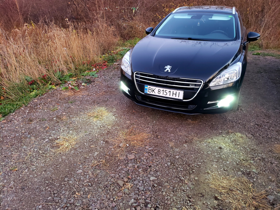 LED в ДХО — Peugeot 508 SW (1G), 1,6 л, 2012 года | стайлинг | DRIVE2