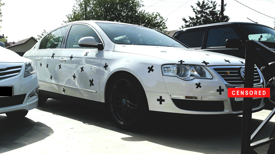 Проставки — Volkswagen Passat B6, 1,8 л, 2008 года | тюнинг | DRIVE2