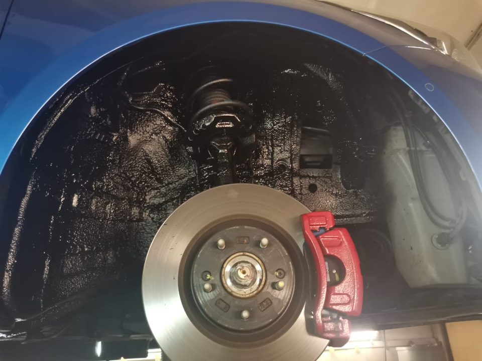 Dinitrol 479: жидкая шумоизоляция и антикор днища, арок — KIA Proceed ...