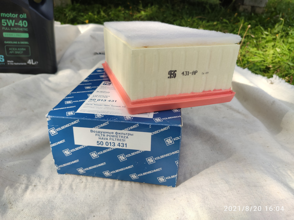 Обзор воздушного фильтра KOLBENSCHMIDT 50013431 — Renault Scenic I, 1,4 ...