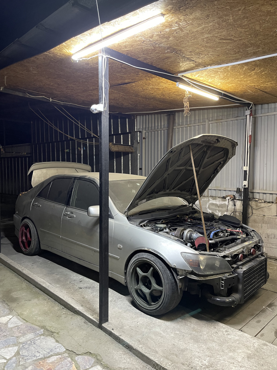 #10 Первый запуск после свапа. — Toyota Altezza, 3 л, 1998 года ...