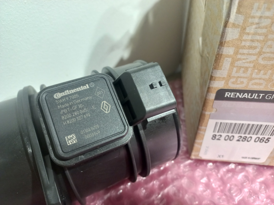8200280065 Датчик массового расхода воздуха RENAULT | Запчасти на DRIVE2
