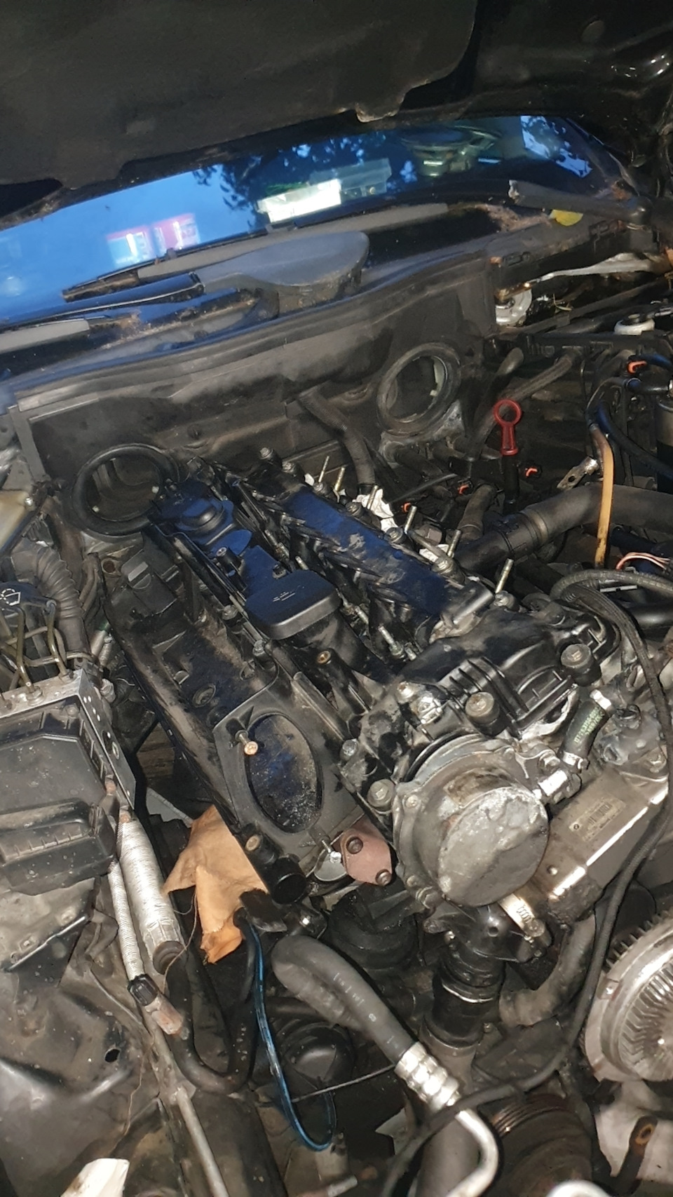 Замена прокладок Турбины — BMW 5 series Touring (E39), 2,5 л, 2004 года ...