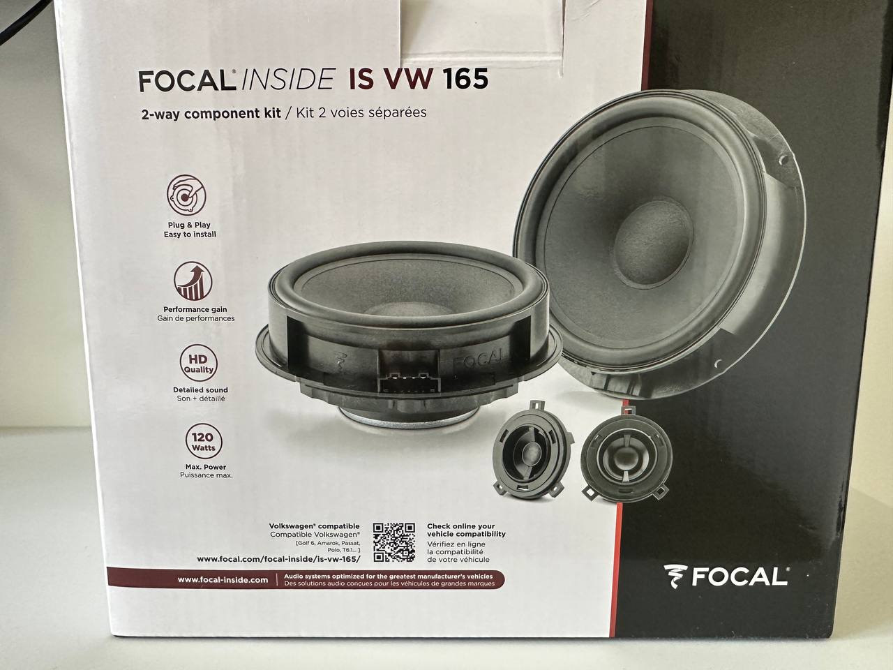 FOCAL INSIDE IS VW 165 — Volkswagen Polo liftback, 1,4 л, 2020 года | автозвук | DRIVE2