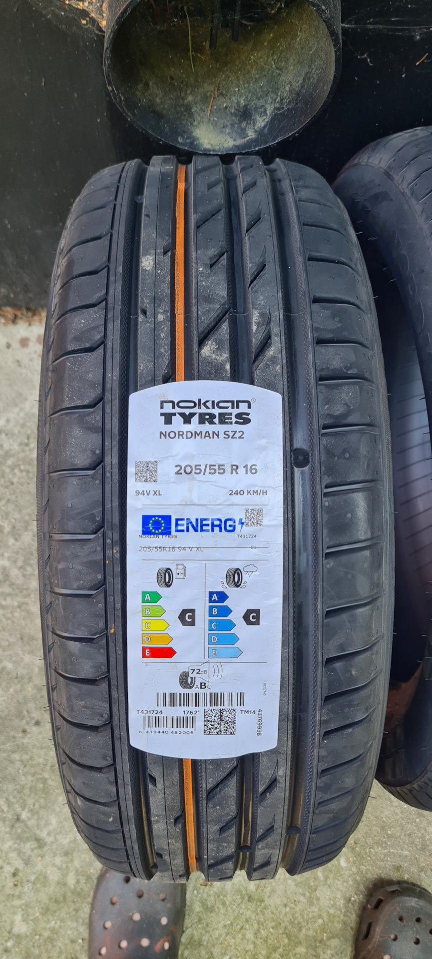 Купил резину Nokian Tyres Nordman SZ2 205/55 R16 94V — KIA Rio (4G), 1 ...