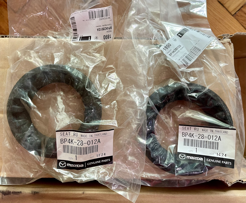 Замена амортизаторов (перед и зад), а так же пружин и … — Mazda CX-7, 2 ...