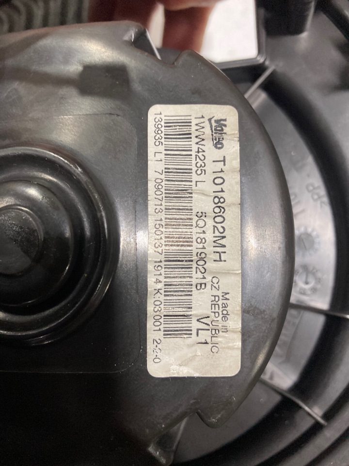 5Q1819021B Вентилятор салона VAG | Запчасти на DRIVE2