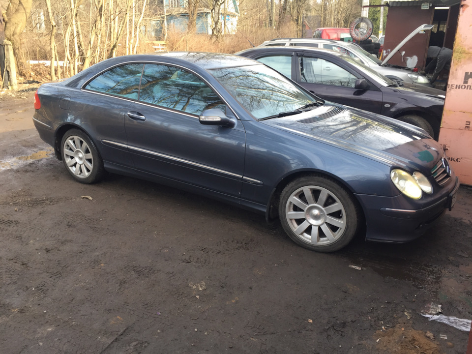 Переобулись в новые тапки — Mercedes-Benz CLK (W209), 2,4 л, 2004 года | колёсные диски | DRIVE2