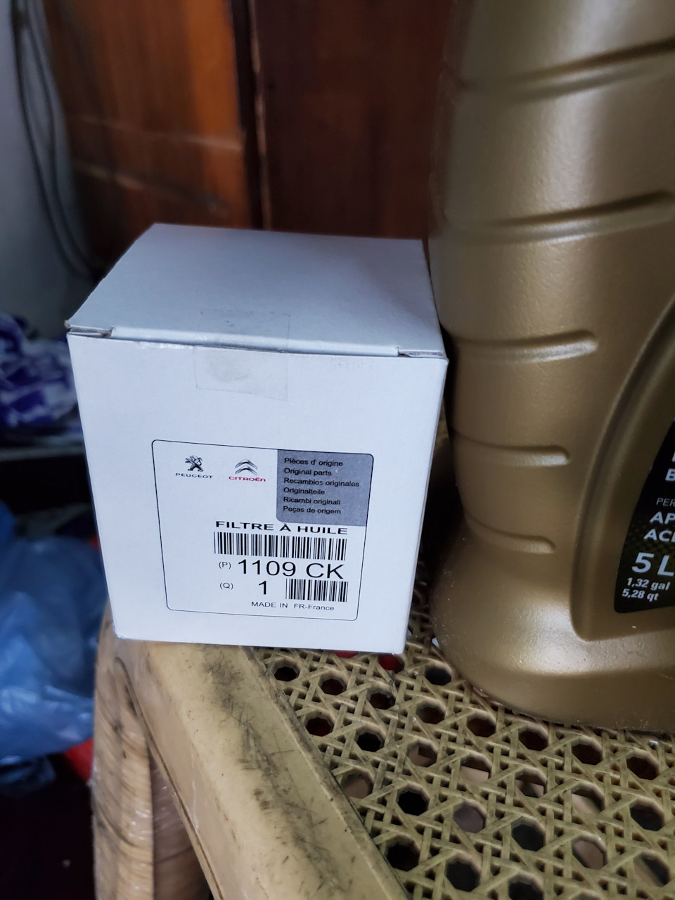 1109CK Фильтр масляный Peugeot Citroen | Запчасти на DRIVE2