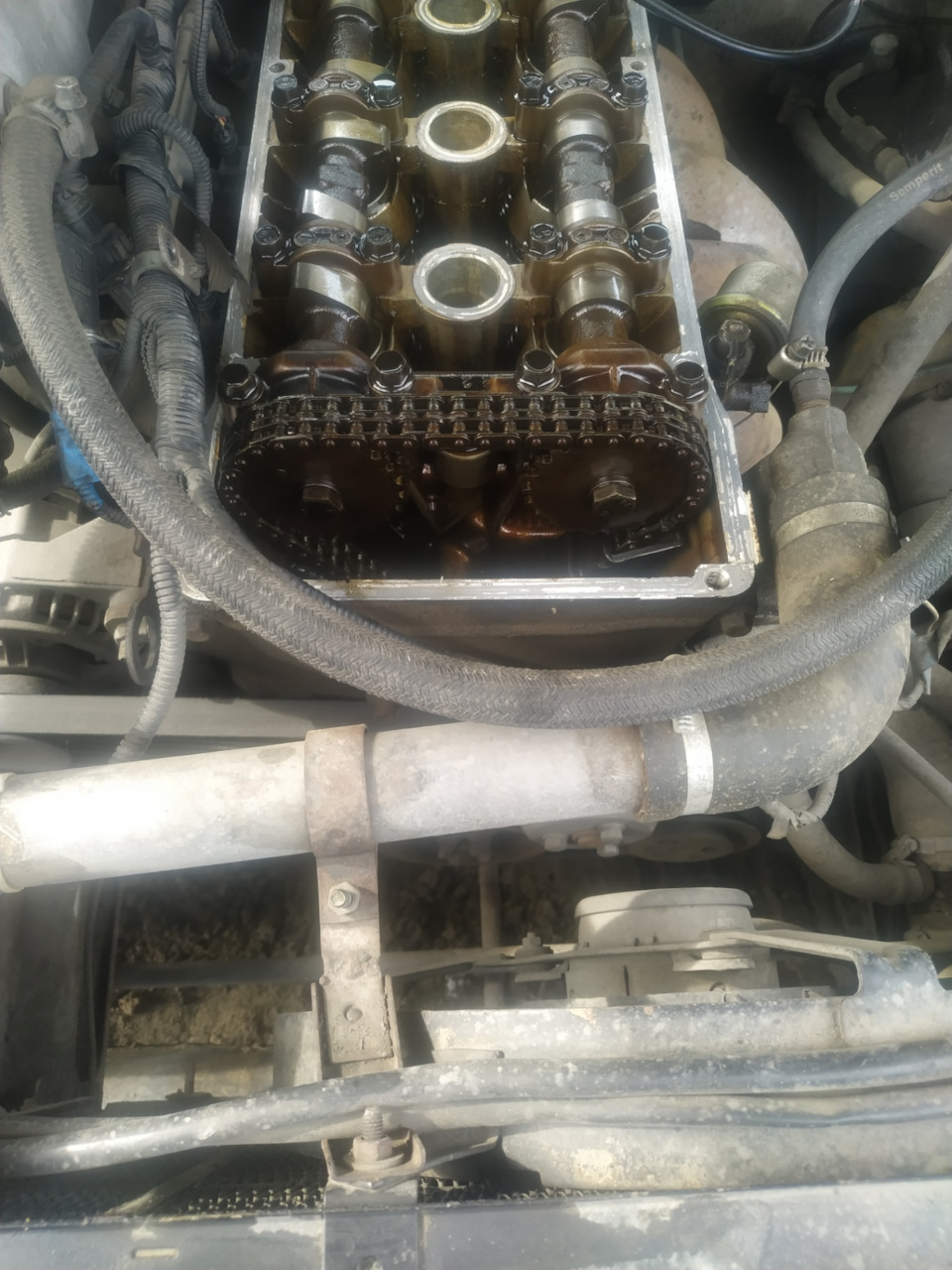 Замена верхнего успокоителя цепи змз 406 — ГАЗ 31105, 2,4 л, 2005 года | своими руками | DRIVE2