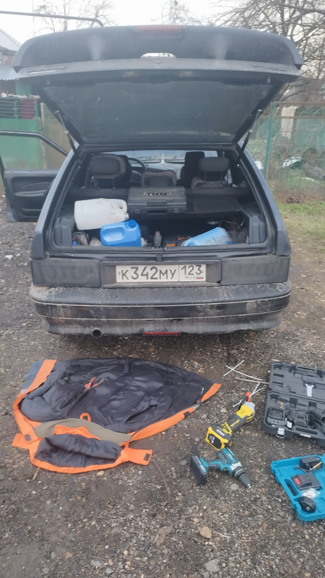 Стом сигнал в задний бампер Ваз 2114 — Lada 2109, 1,5 л, 1995 года ...