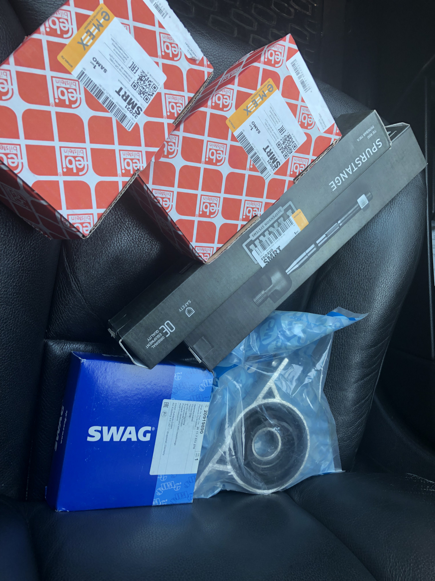 Рулевые наконечники, тяги и эластичная муфта — BMW 5 series (E60), 2,5 ...