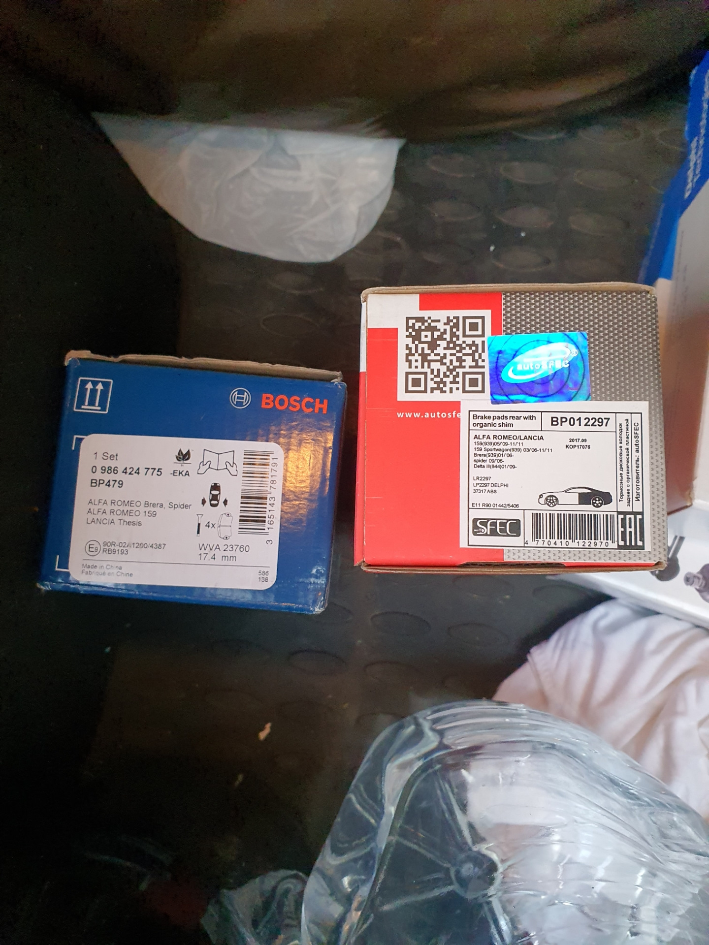 Стёр задние колодки — Alfa Romeo 159, 1,8 л, 2009 года | запчасти | DRIVE2