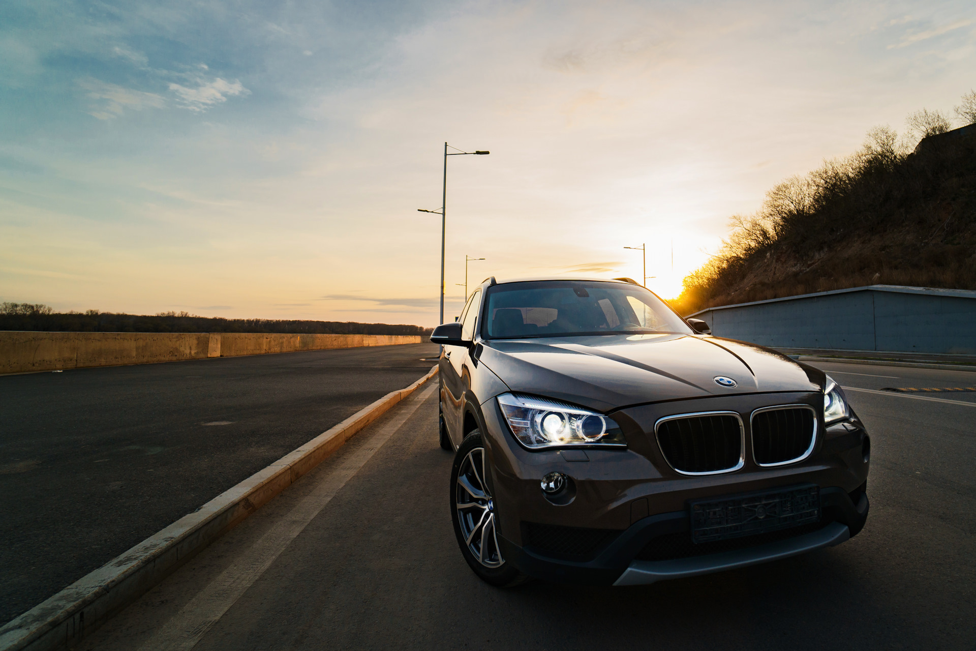 Поменял 245/45/18 на 225/50/18 на BMW x1 e84 — BMW X1 (E84), 2 л, 2014 ...