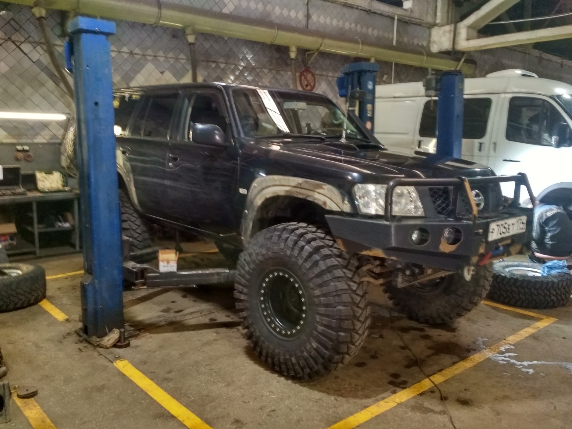 Подготовка к установке 42" Maxxis Trepador — Nissan Patrol (Y61), 4,2 л, 2008 года | тюнинг | DRIVE2