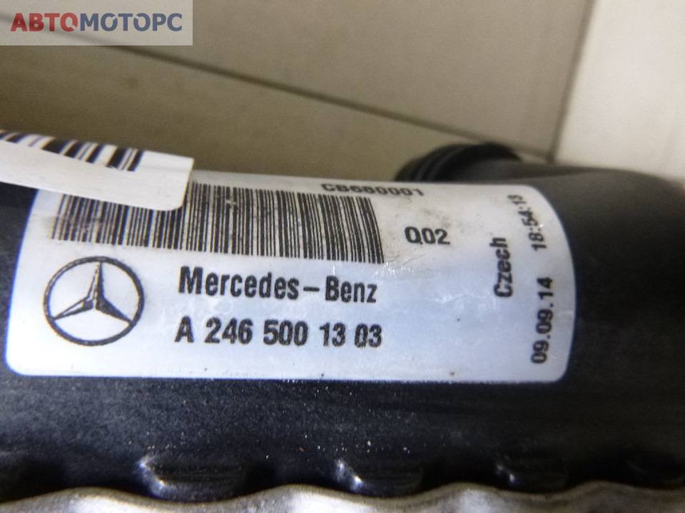 A2465001303 Радиатор Mercedes | Запчасти на DRIVE2