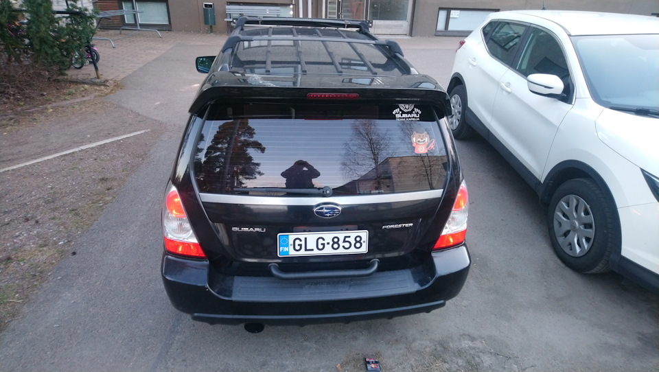 Спойлер SYMS — Subaru Forester (SG), 2 л, 2006 года | стайлинг | DRIVE2