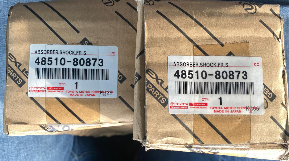 Замена передних амортизаторов + проставки 20мм — Toyota Land Cruiser ...