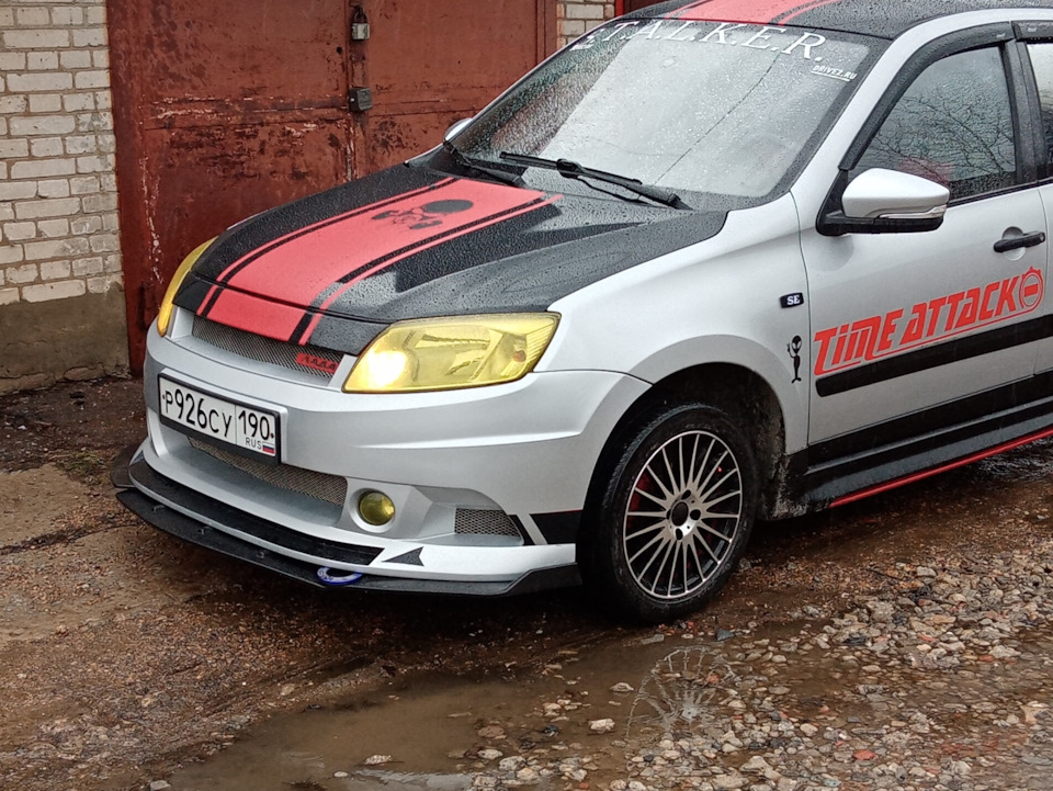Сплиттер Asm установлен — Lada Гранта (1G), 1,6 л, 2012 года | стайлинг ...