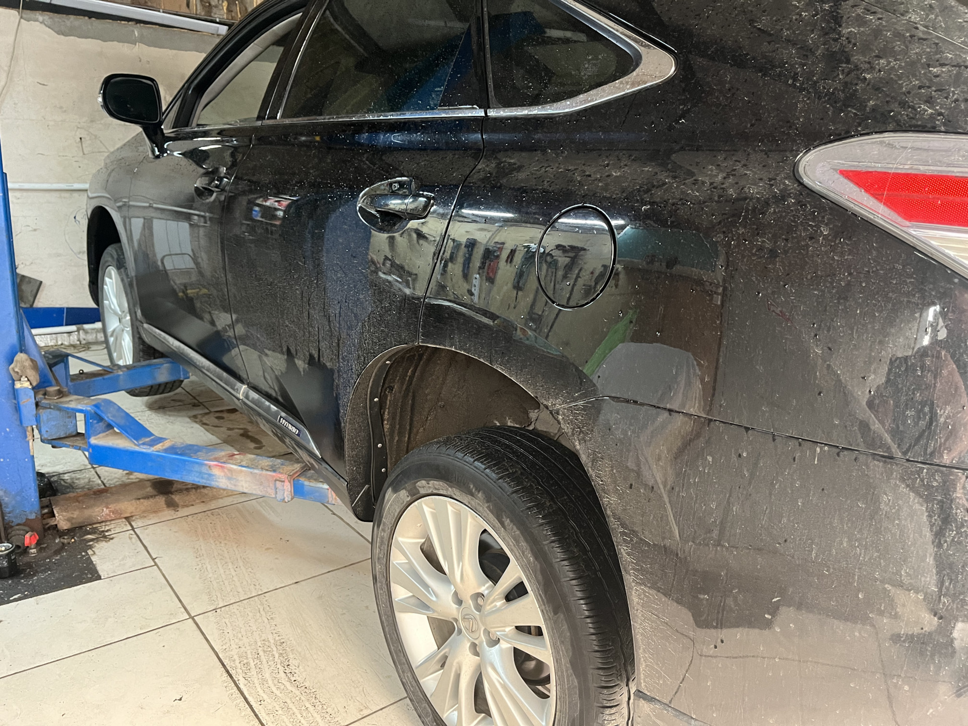 Замена кольца приемной трубы — Lexus RX 450h (3G), 3,5 л, 2009 года ...