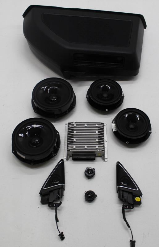 Установка аудиосистемы VW Fender Sound System — Volkswagen Tiguan (1G ...