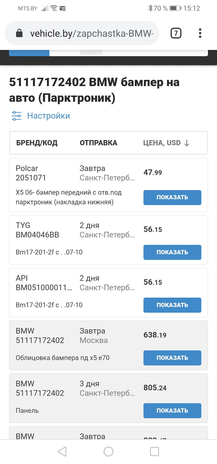 51117172402 панель BMW | Запчасти на DRIVE2