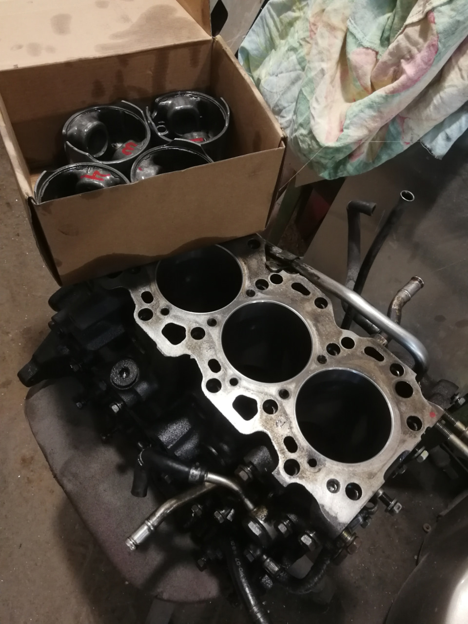 Гильзовка закончена. — Toyota Town Ace (2G), 2 л, 1988 года | своими ...