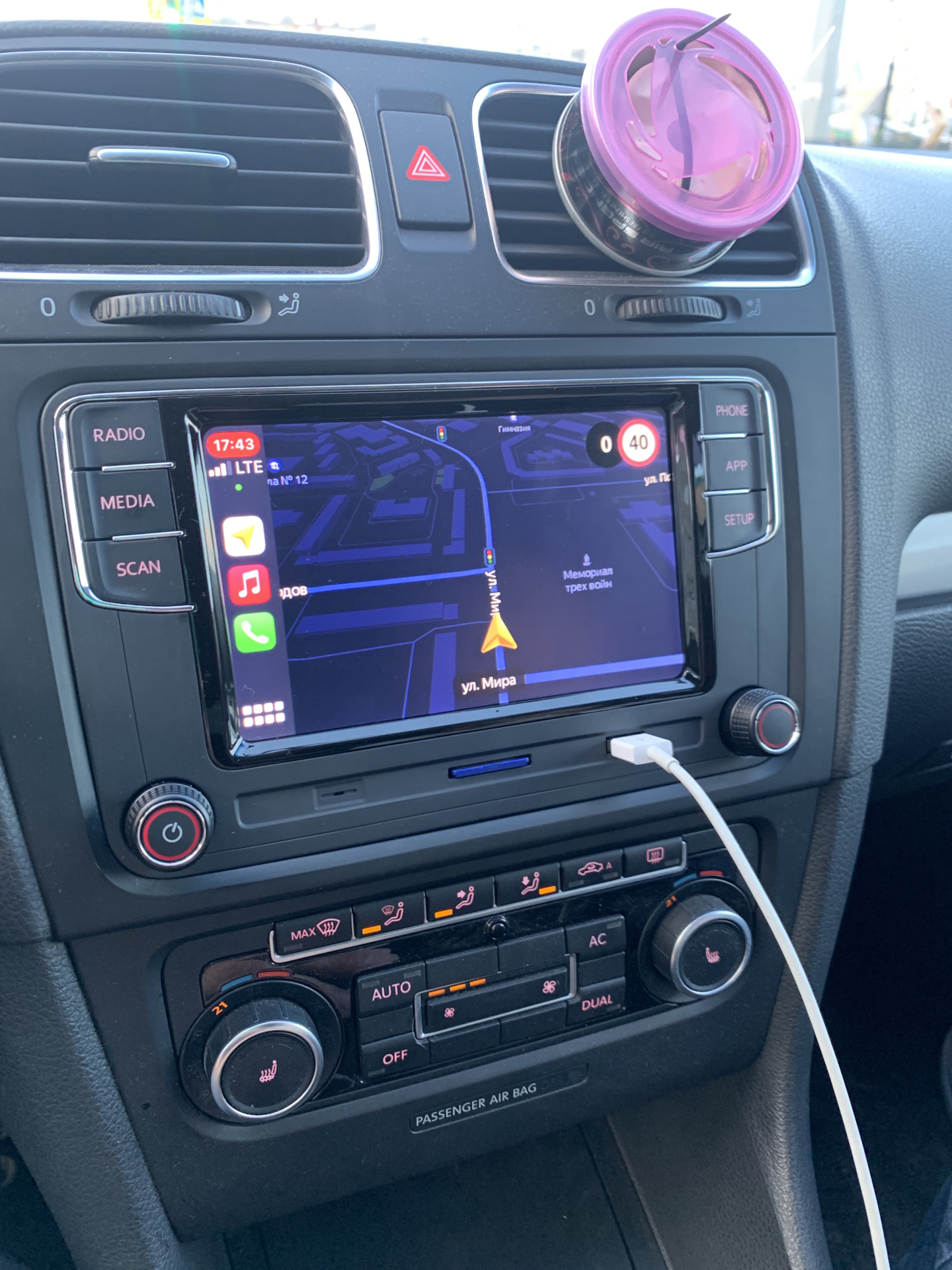 RCD360 pro — Volkswagen Golf Mk6, 1,4 л, 2011 года | автозвук | DRIVE2