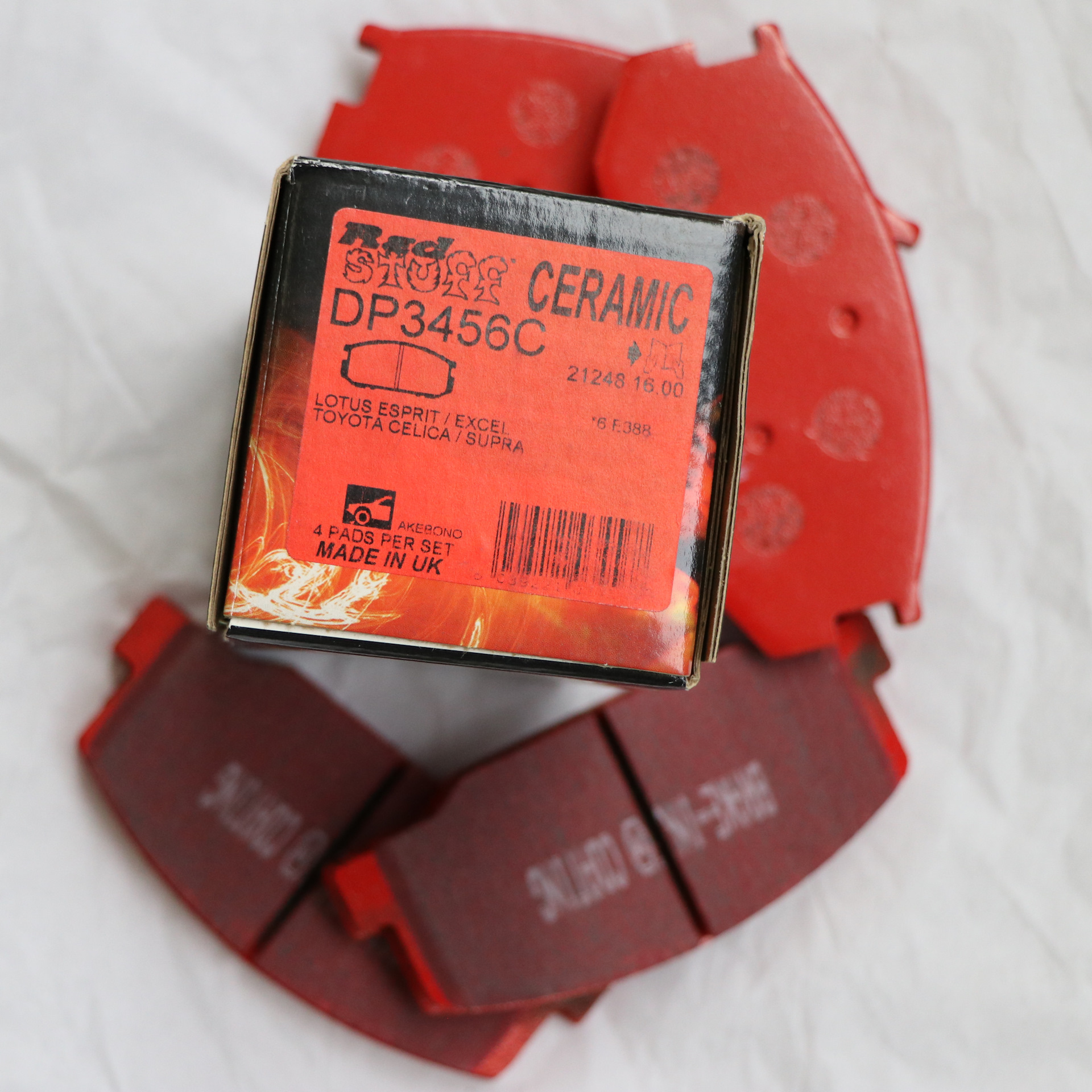 Передние колодки EBC Red Stuff — Toyota Celica (60), 2,4 л, 1984 года ...