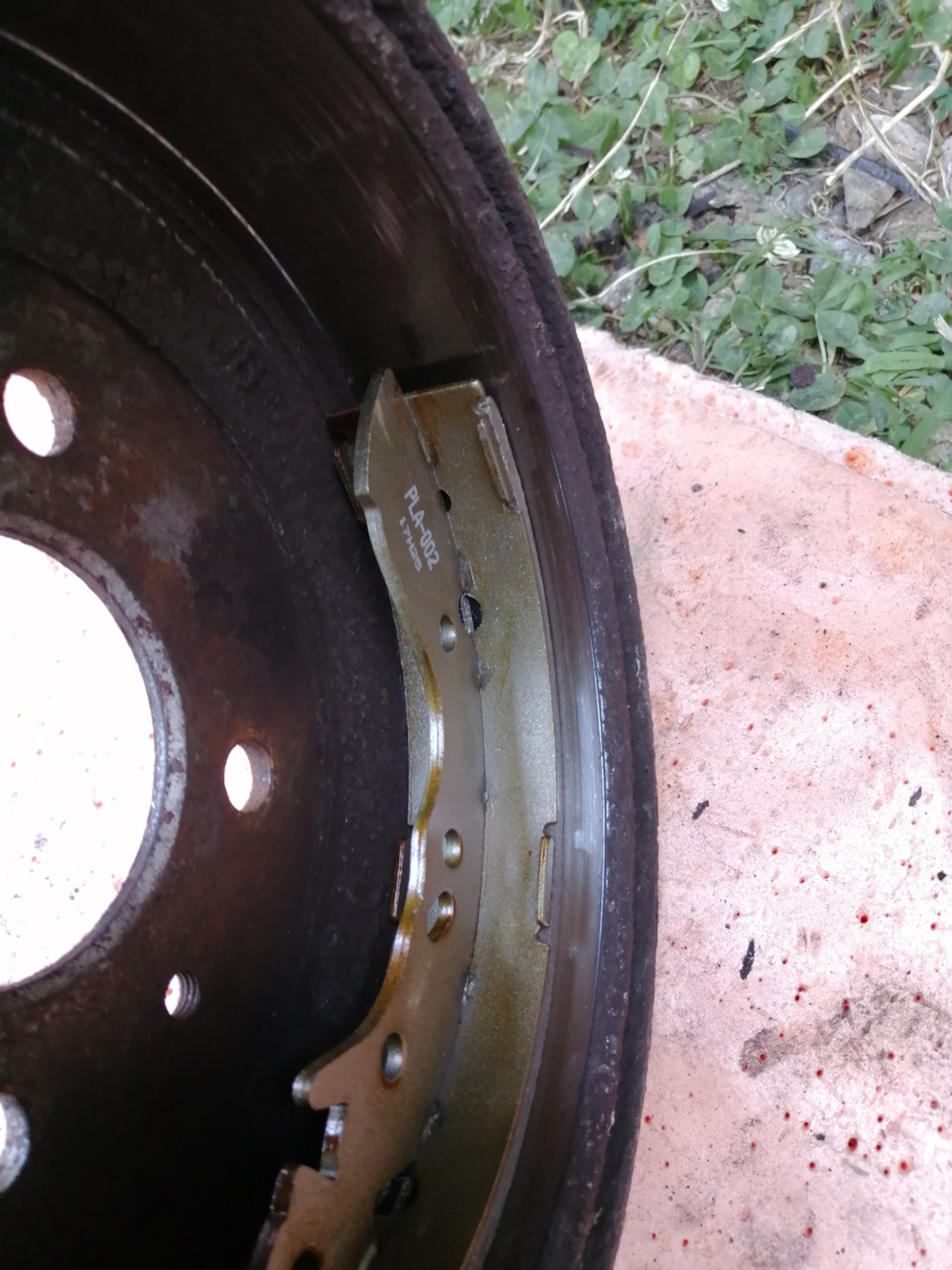 Колодки задние — Hyundai Accent (2G), 1,5 л, 2005 года | плановое ТО ...