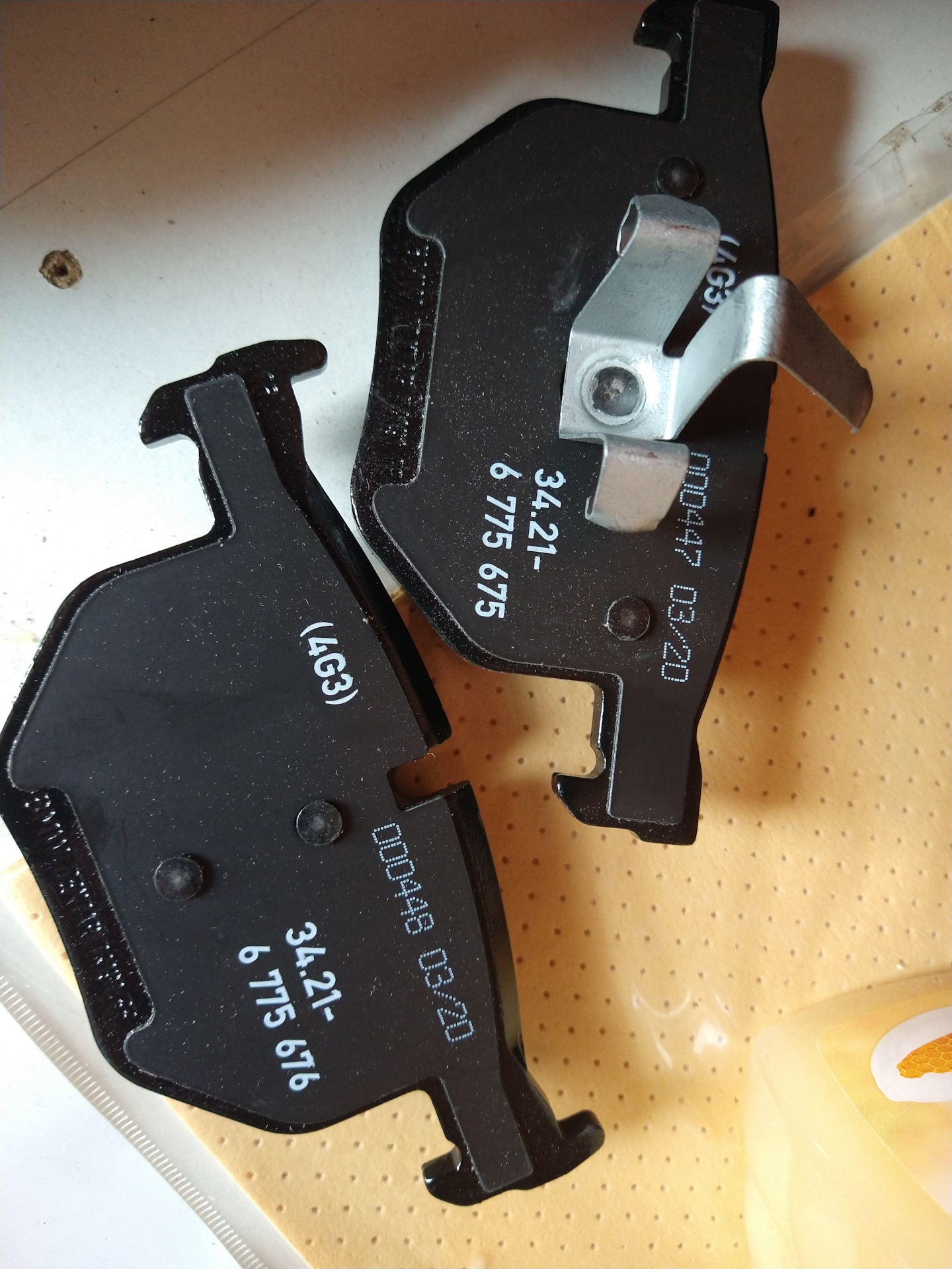 ТО задних тормозов — BMW 3 series (E90), 3 л, 2005 года | своими руками ...