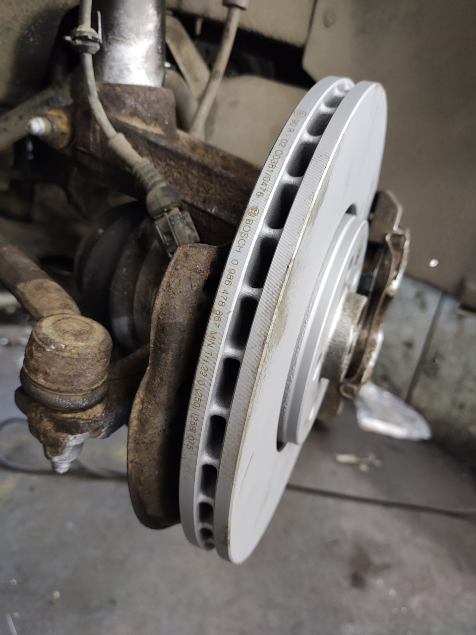 0986478867 Диск тормозной передний BOSCH | Запчасти на DRIVE2