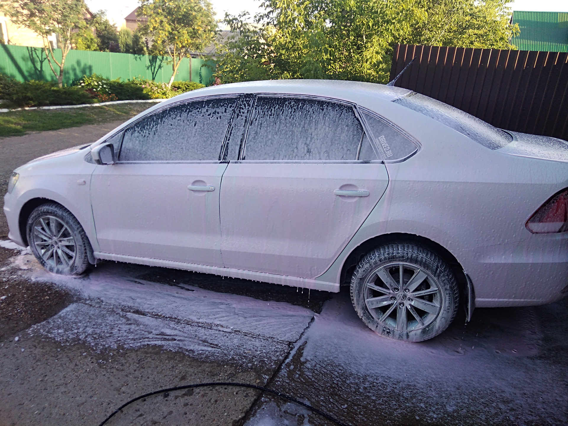 #38 Пенник для мойки — Volkswagen Polo Sedan, 1,6 л, 2017 года | мойка ...