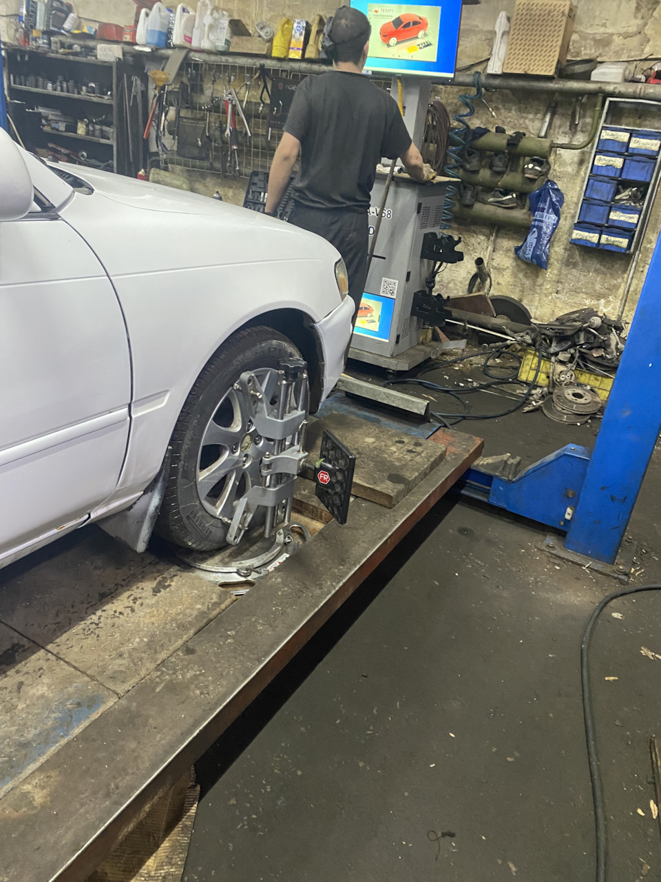 Сход развал или тяжкая жизнь Corolla ae104 — Toyota Corolla (100), 1,6 ...