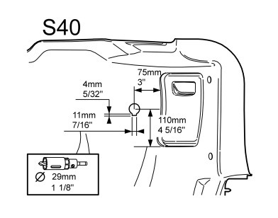 Установка розетки 12V в багажник — Volvo S40 (2G), 1,6 л, 2006 года ...