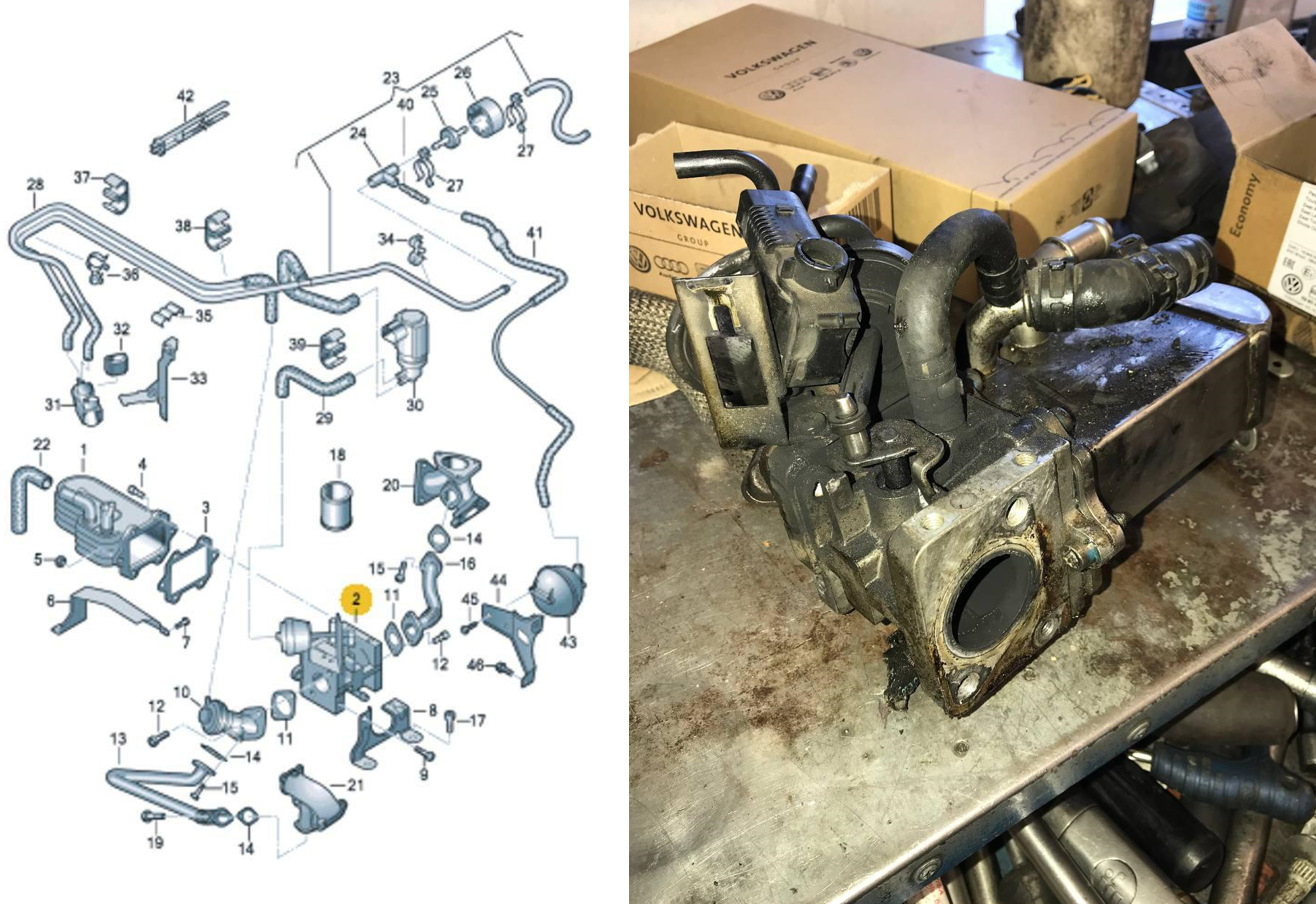 Ребилд турбины, настройка + новый EGR — Audi Q7 (1G), 3 л, 2006 года ...