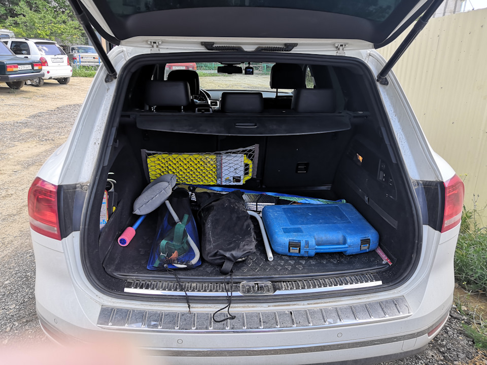 Система фиксации груза — Volkswagen Touareg (2G), 3 л, 2015 года ...