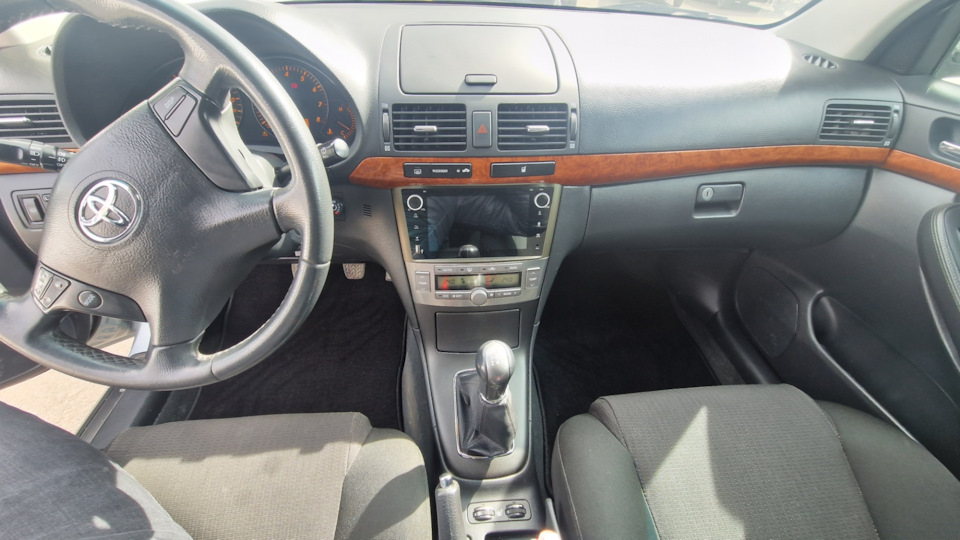 Ковры ворсовые в салон — Toyota Avensis II, 1,8 л, 2008 года ...