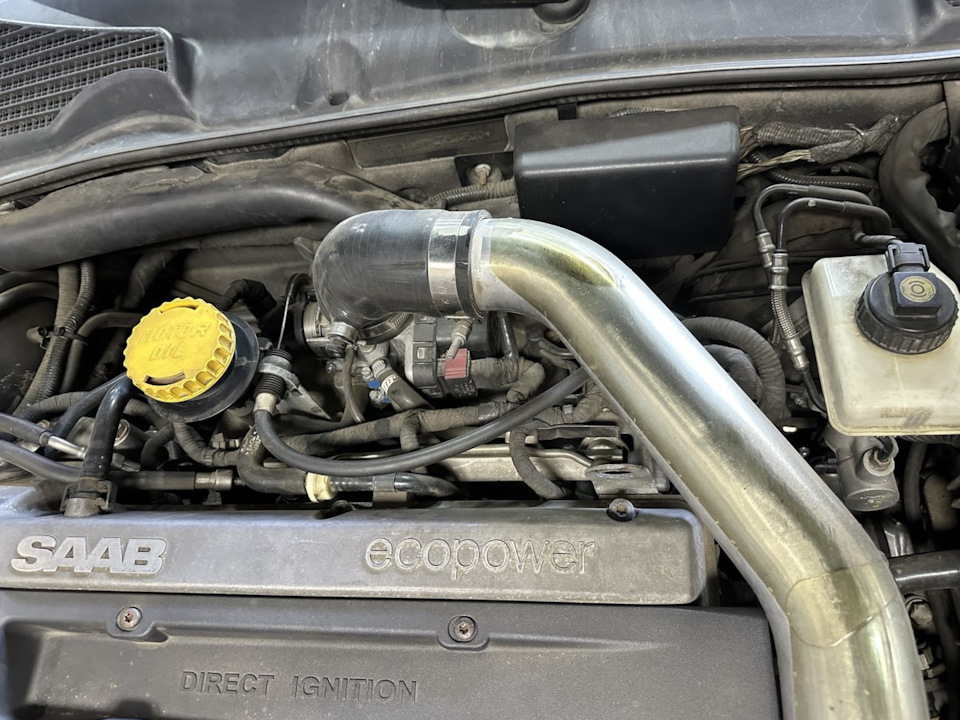 Дроссельная заслонка. — Saab 9-5 (1G), 2,3 л, 2007 года | запчасти | DRIVE2