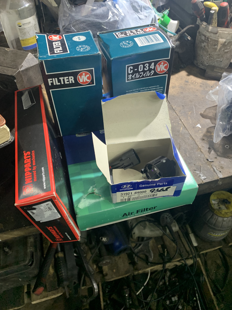 319214H000 Датчик уровня воды емкости топливного фильтра KIA HYUNDAI ...