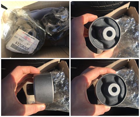 4120A001 Сайлентблок продольного рычага задней подвески OEM Mitsubishi ...