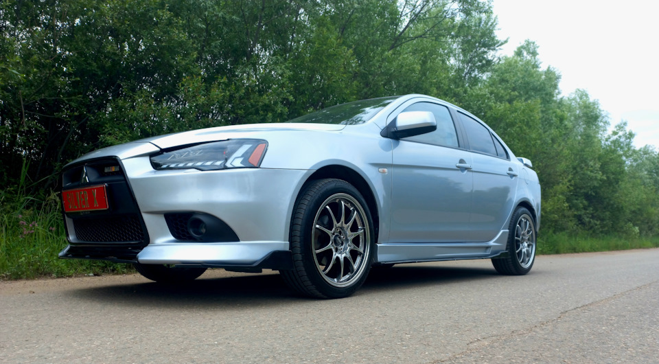 ФОТОСЕТ "SUMMER 2025" #01 LANCER SILVER X! — Mitsubishi Lancer X, 1,8 л ...