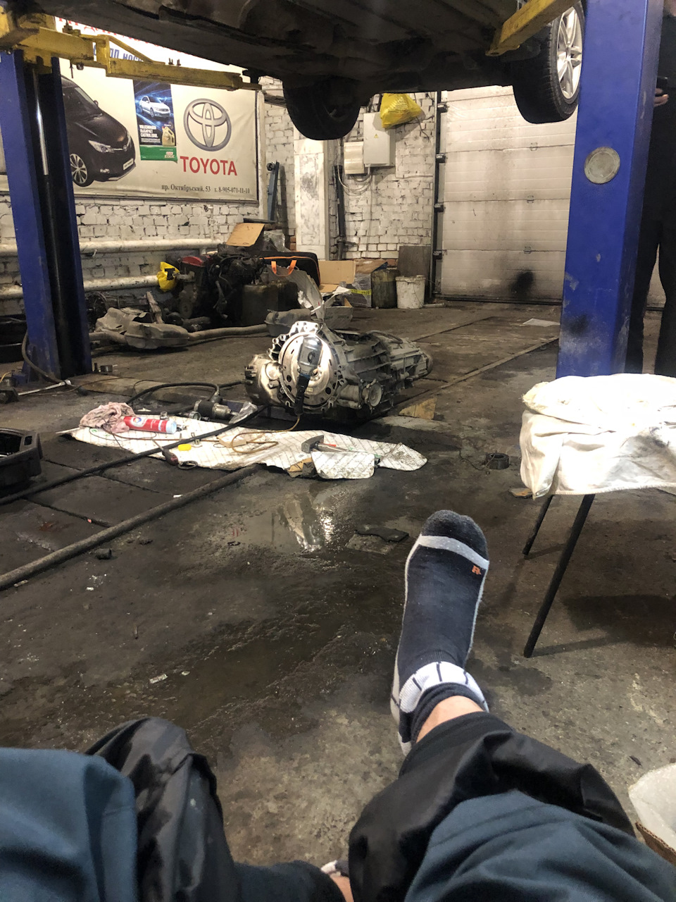 Замена Сцепления DL501, замена масло в мех. Части! — Audi A4 (B8), 2 л ...