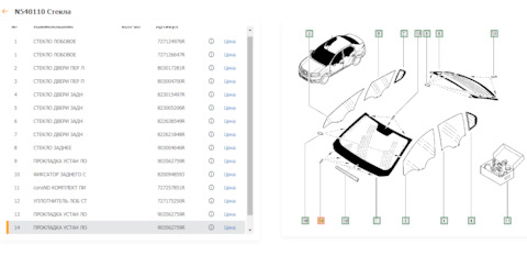 727124976R Стекло ветровое RENAULT | Запчасти на DRIVE2